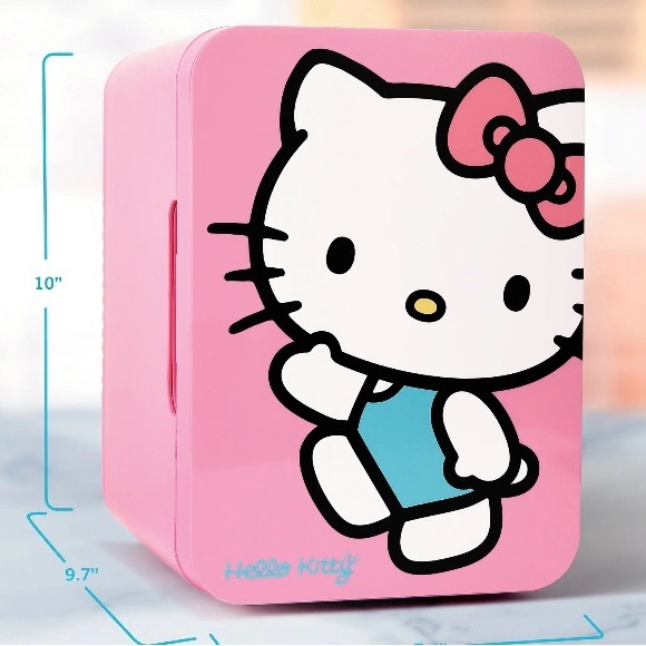 Ukonic | Kitchen | Hello Kitty Pink 6 Can Mini Fridge ...